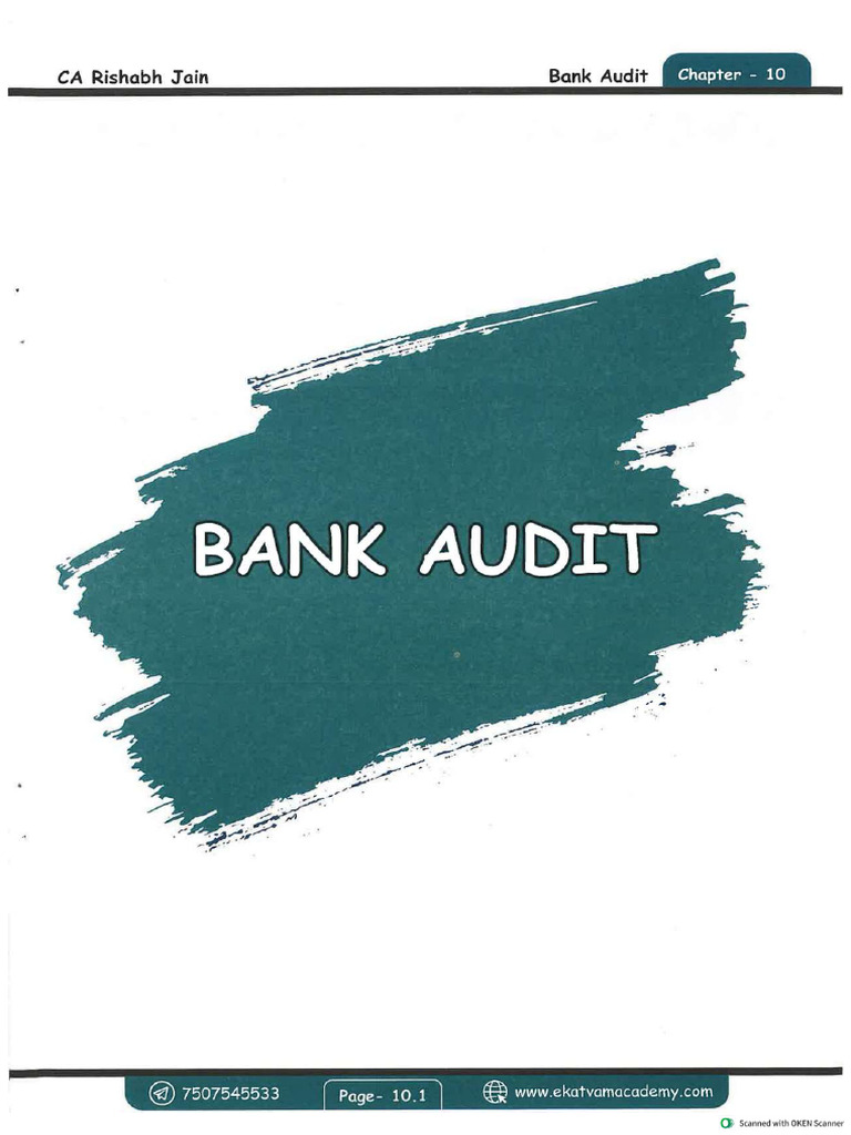 Bank Audit | PDF