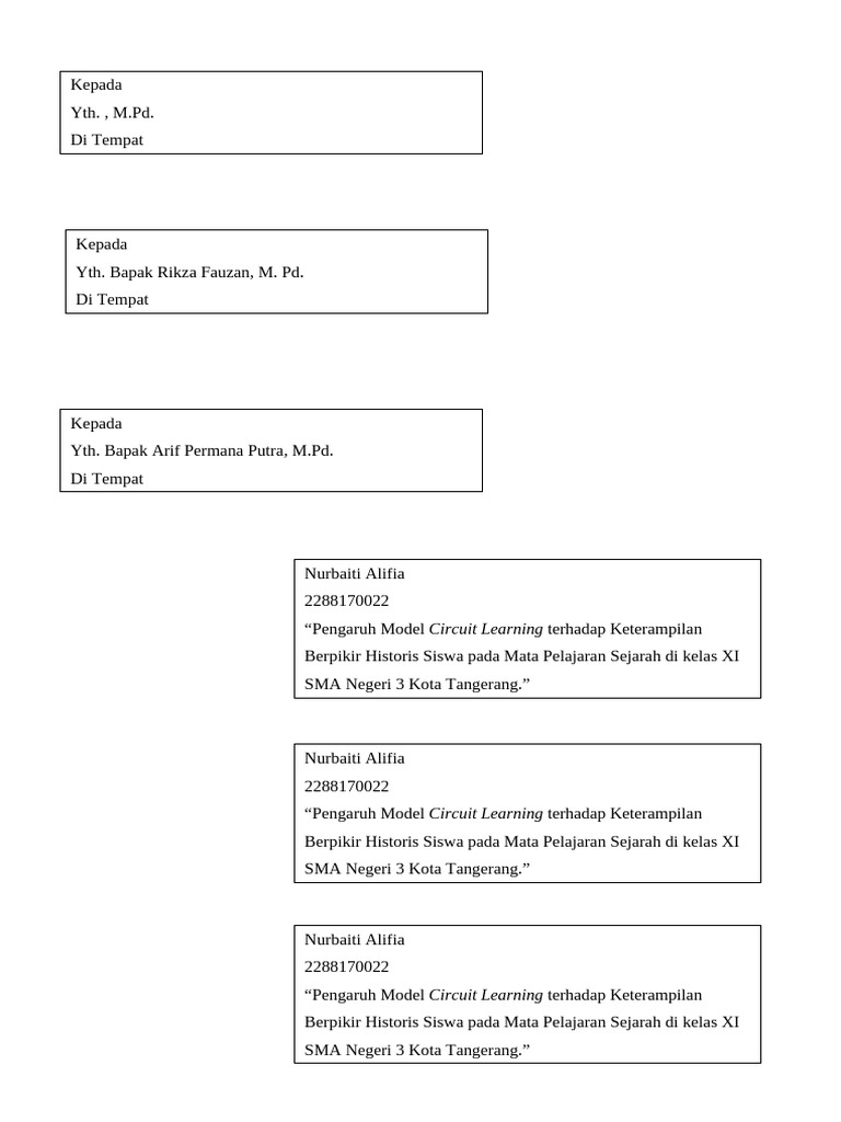 Tabel Nama Dosen | PDF
