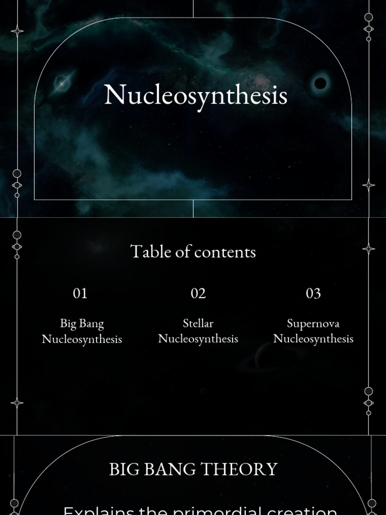Nucleosynthesis 1 | PDF | Nuclear Fusion | Nuclear Physics