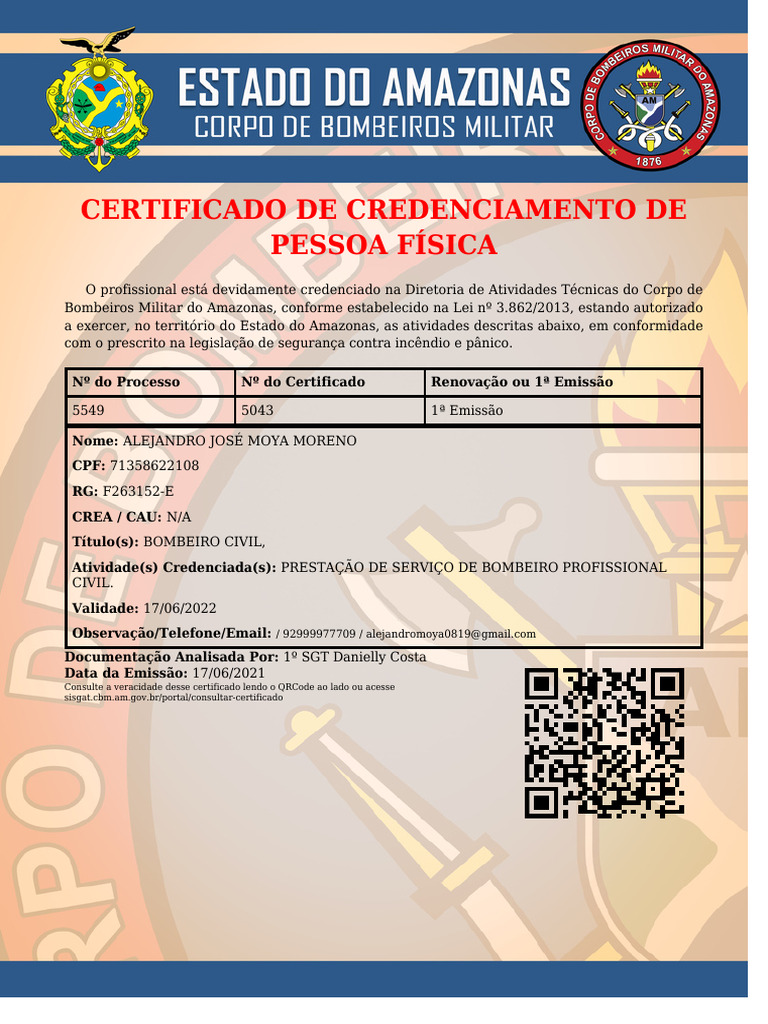 Certificado 5043 | PDF