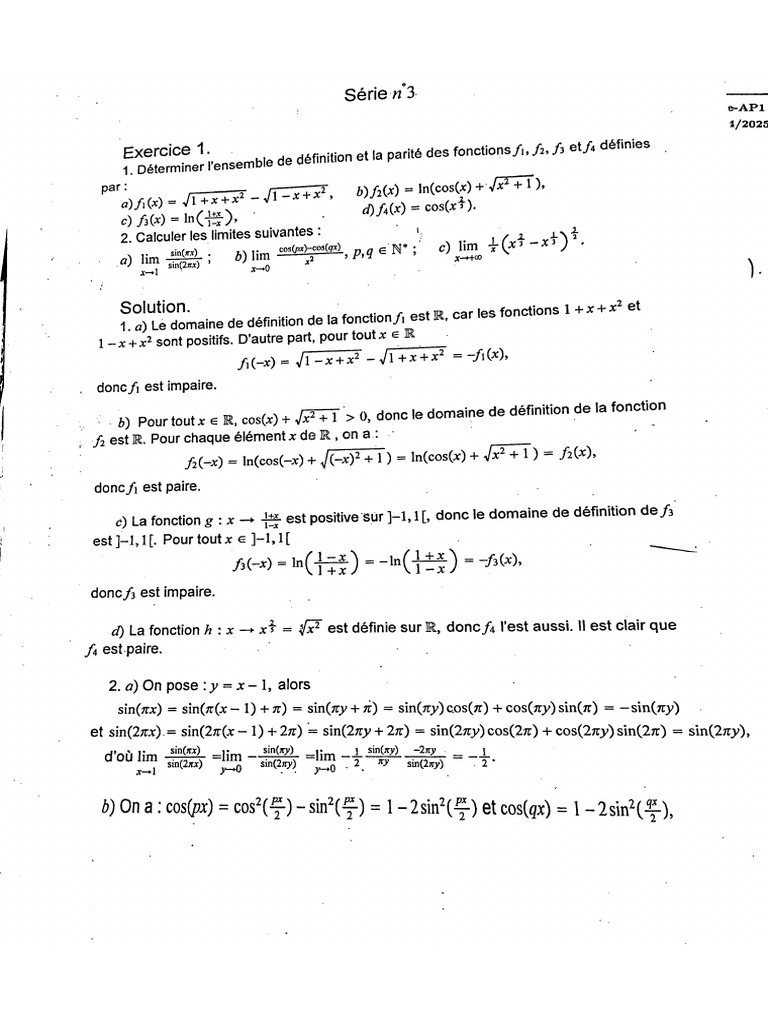 Solution Ex 1 Q2 Et Ex4 Q3 Et Ex5 | PDF