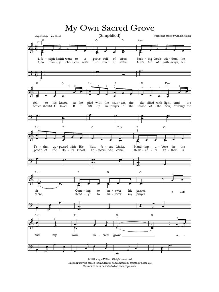 My Own Sacred Grove Simplified Eng | PDF | Systematic Theology | Theology