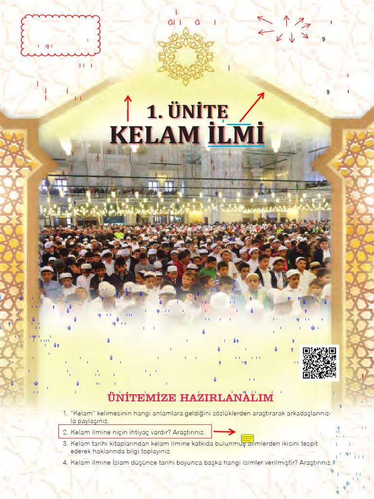 Kelam Dersi 1. Unite Konu Anlatimi | PDF