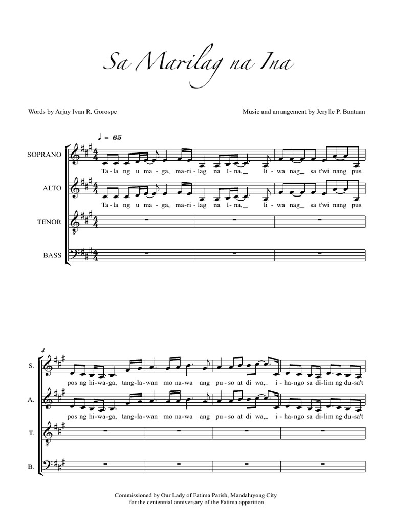 Sa Marilag Na Ina Gorospe Bantuan | PDF