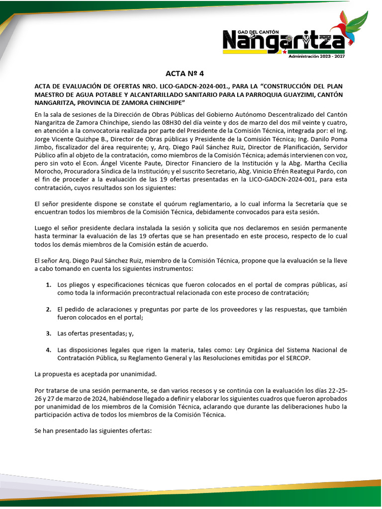 Acta #4 | PDF | Outsourcing | Pequeñas y medianas empresas