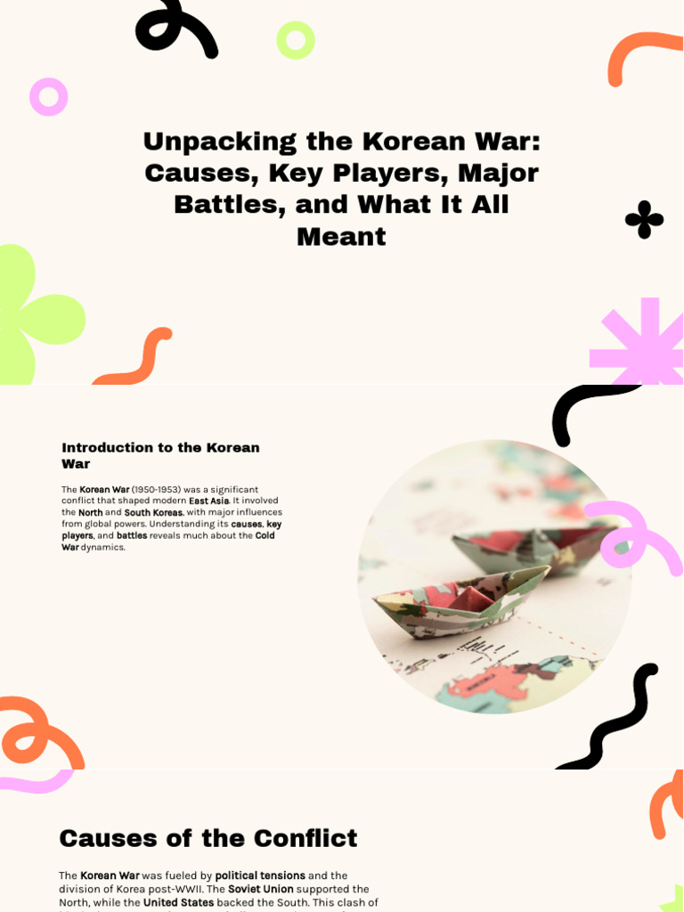 Slidesgo Unpacking The Korean War Causes Key Players Major Battles and ...
