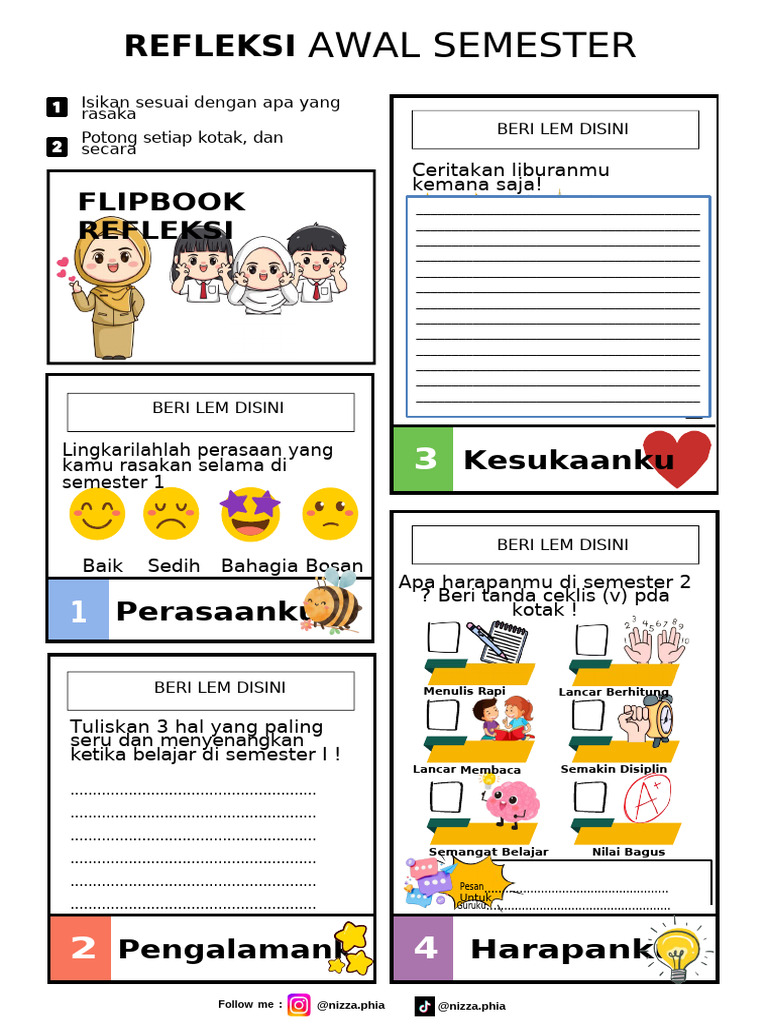 Refleksi Semester 1 untuk Siswa | PDF