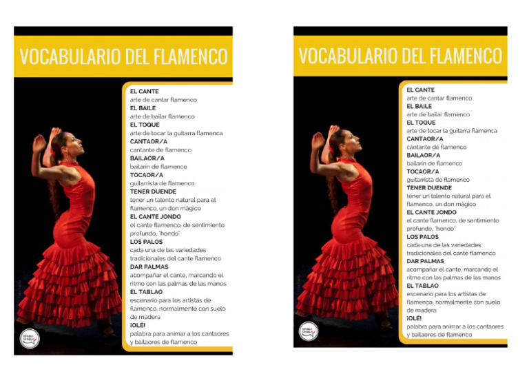 Vocabulario Del Flamenco | PDF