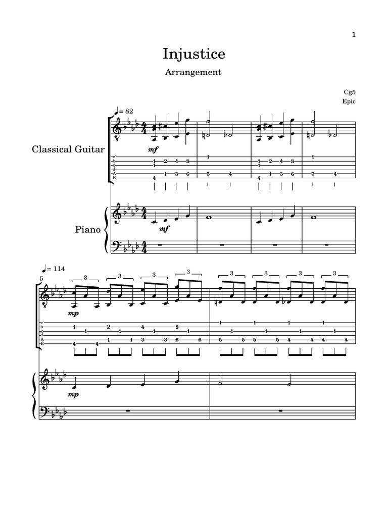 Injustice | PDF | String Instruments