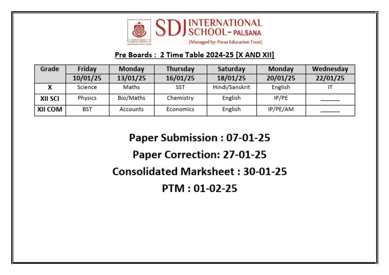 Pre Boards 2 | PDF