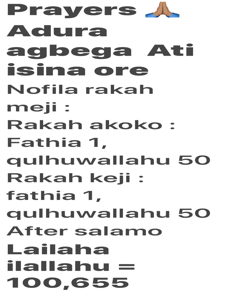 Prayers ?? | PDF | Sharia | Worship