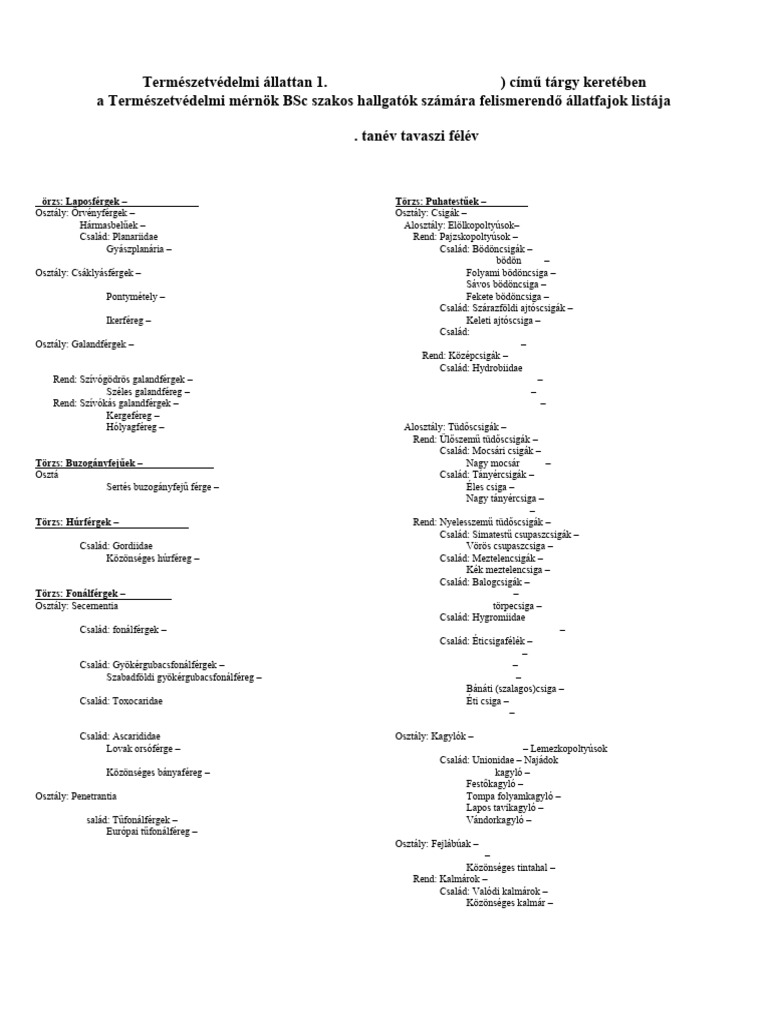 TVÁ1 Fajlista | PDF