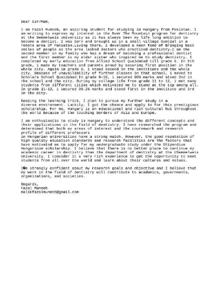 Statement of Purpose - Compressed | PDF