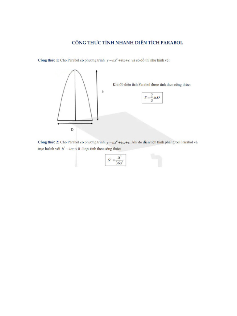 Công TH C M I Và L 12 | PDF