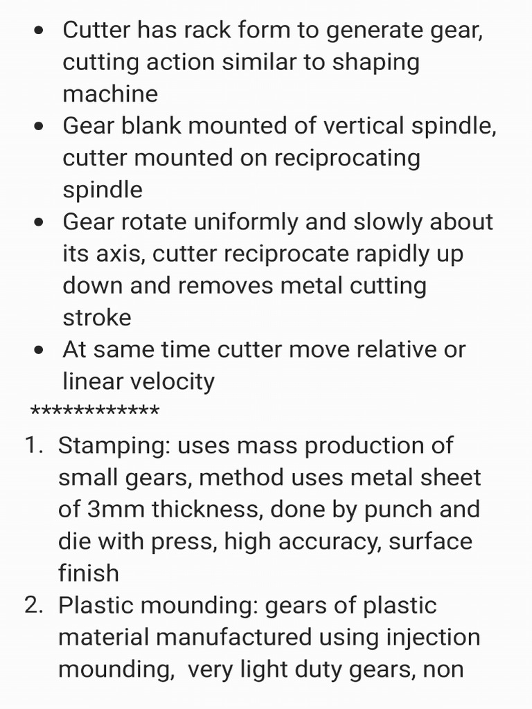 Gear Shaping by Rack Cutter - 240826 - 184907 | PDF