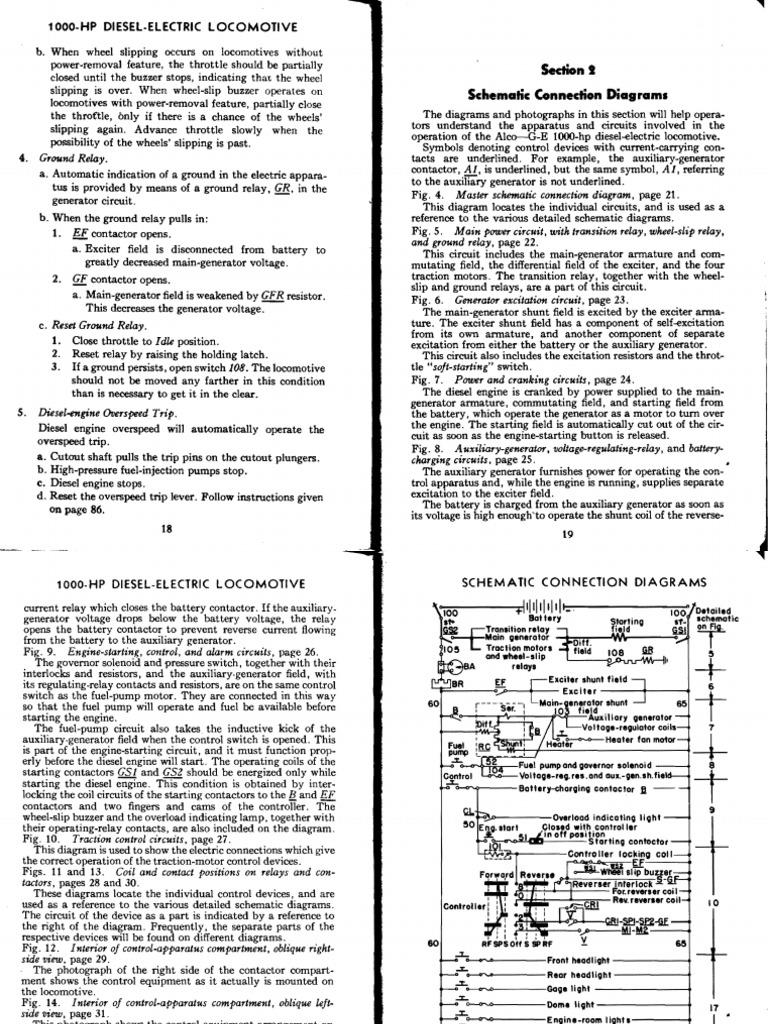Alco Wiring Schematic s2 s4 Switchers Gej 1564a | PDF | Relay ...