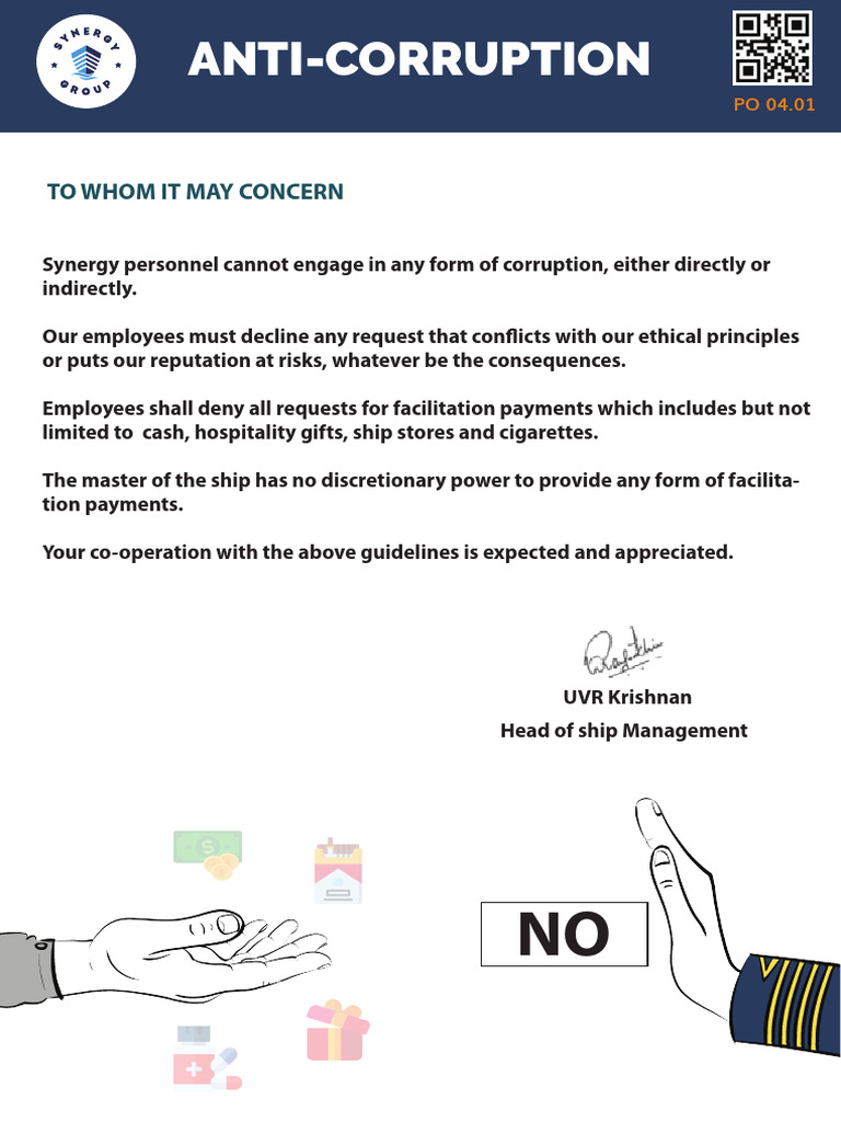 Anti-Corruption Guidelines for Employees | PDF