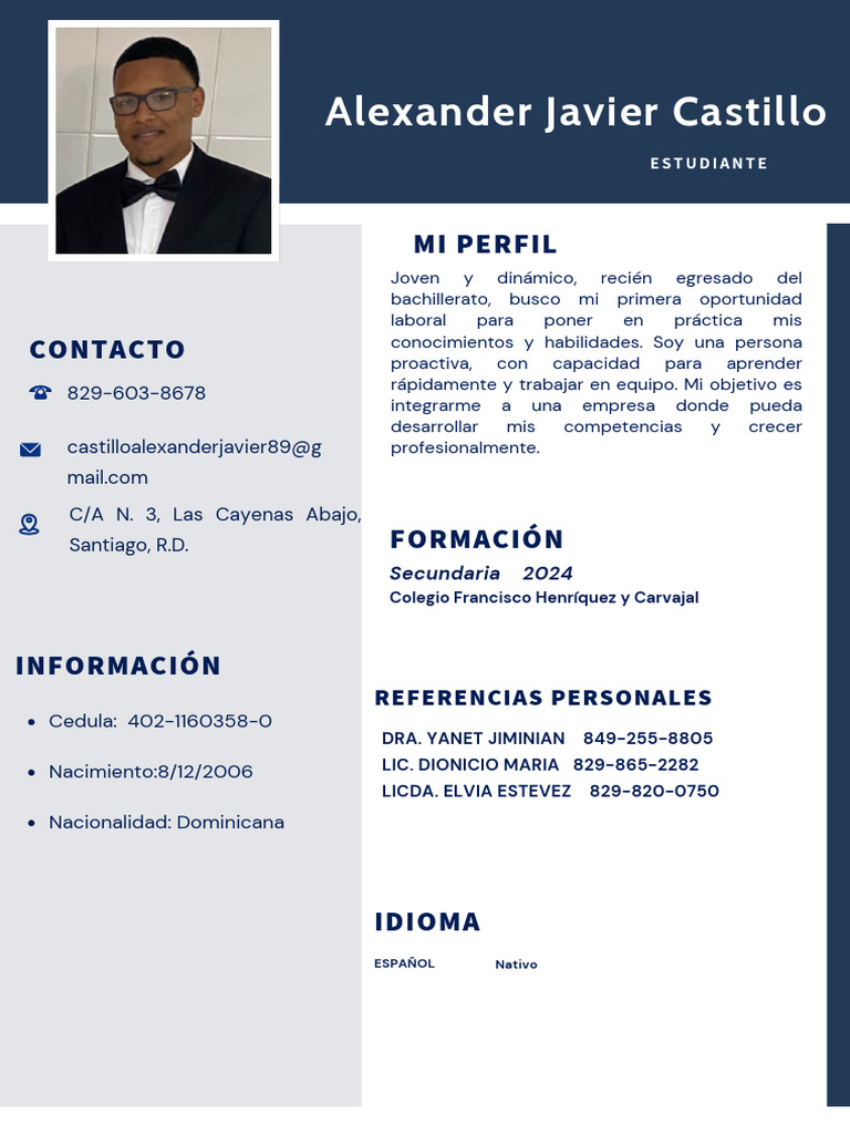 curriculum alex | PDF