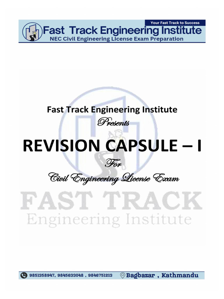 Revision Capsule - 1 | PDF