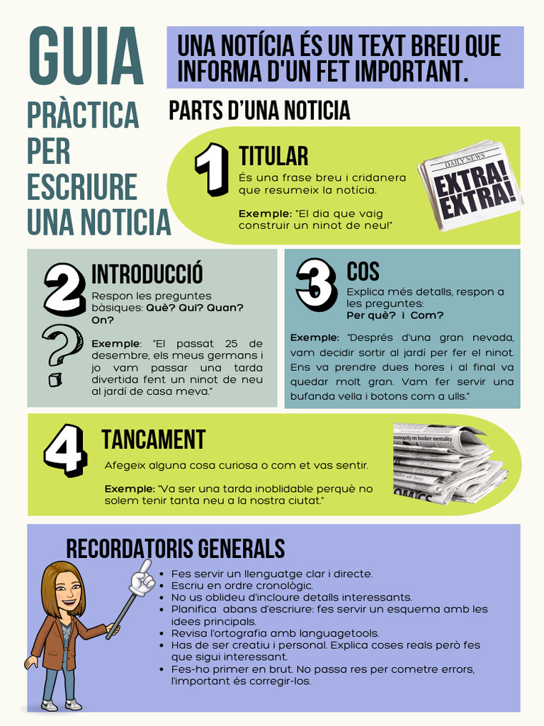 Tips Per Escriure Una Notícia | PDF