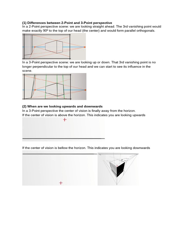 Understanding 3-Point Perspective | PDF