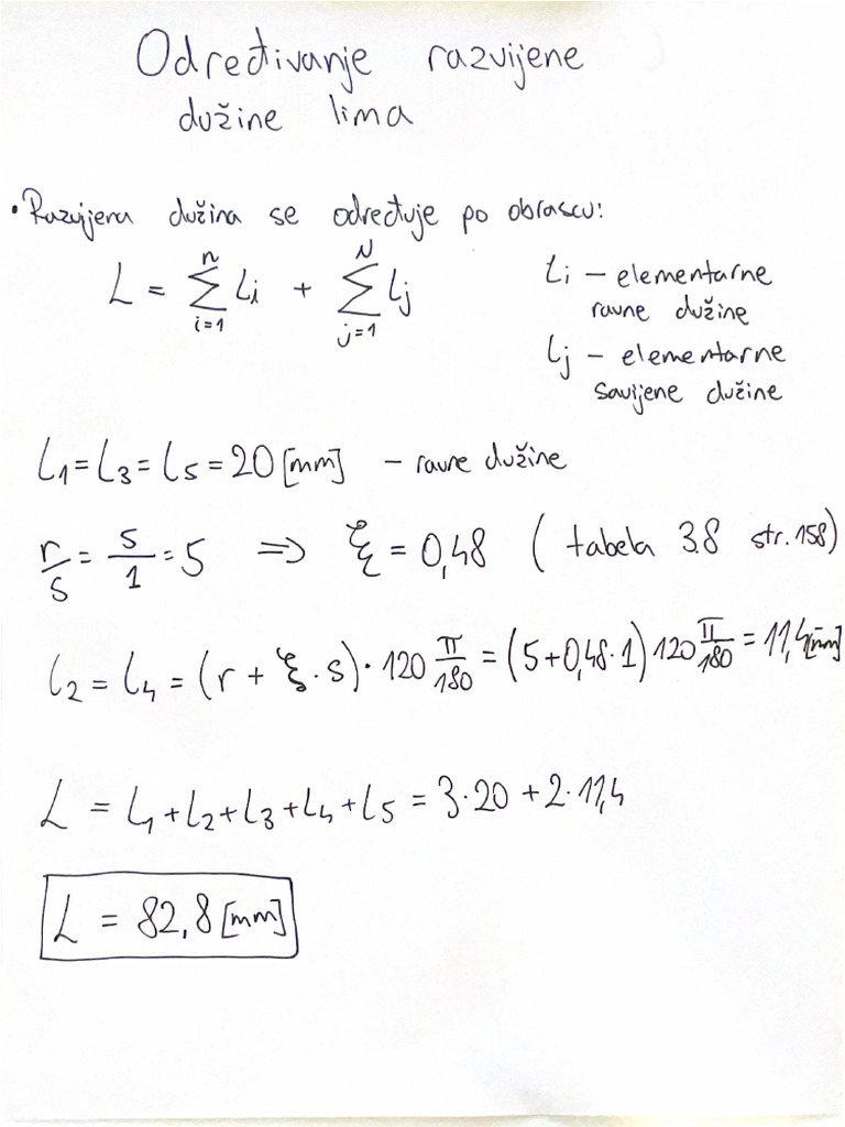 Razvijena Duzina Lima | PDF