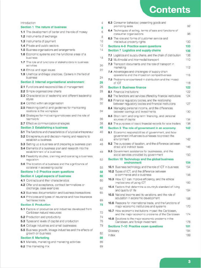 POB Textbook Breakdown | PDF