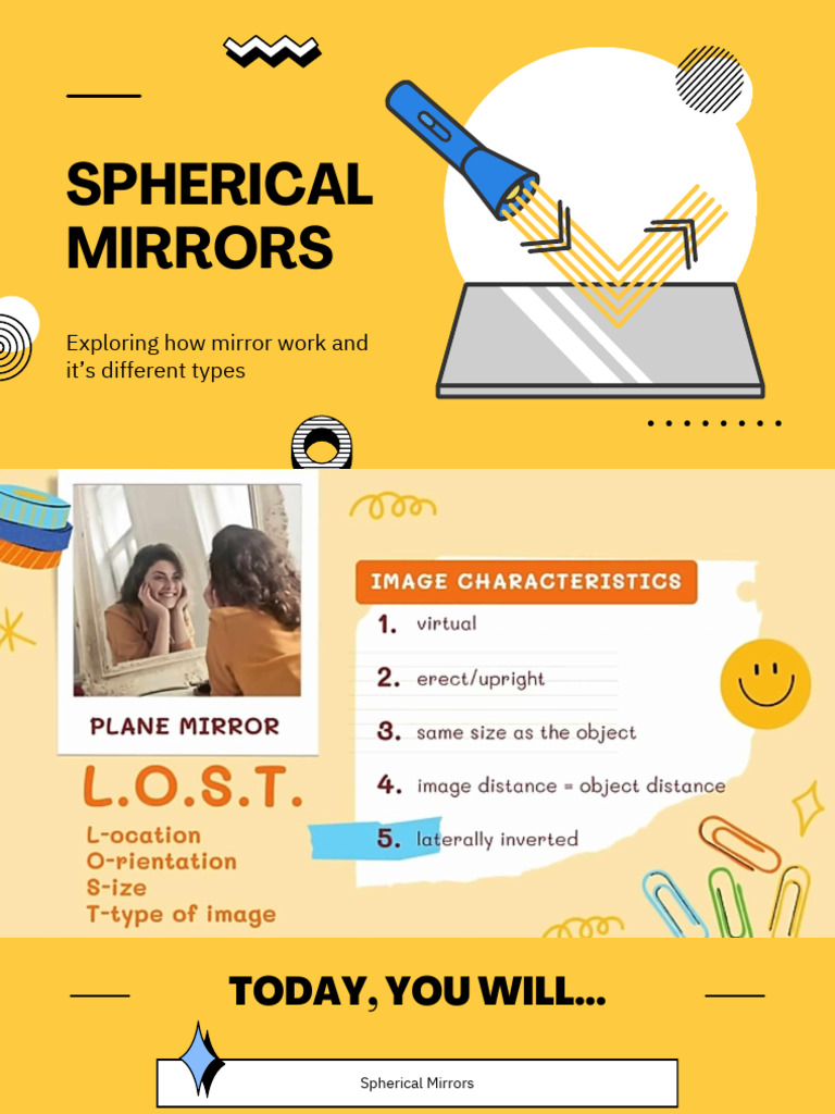 Spherical Mirrors Guide | PDF