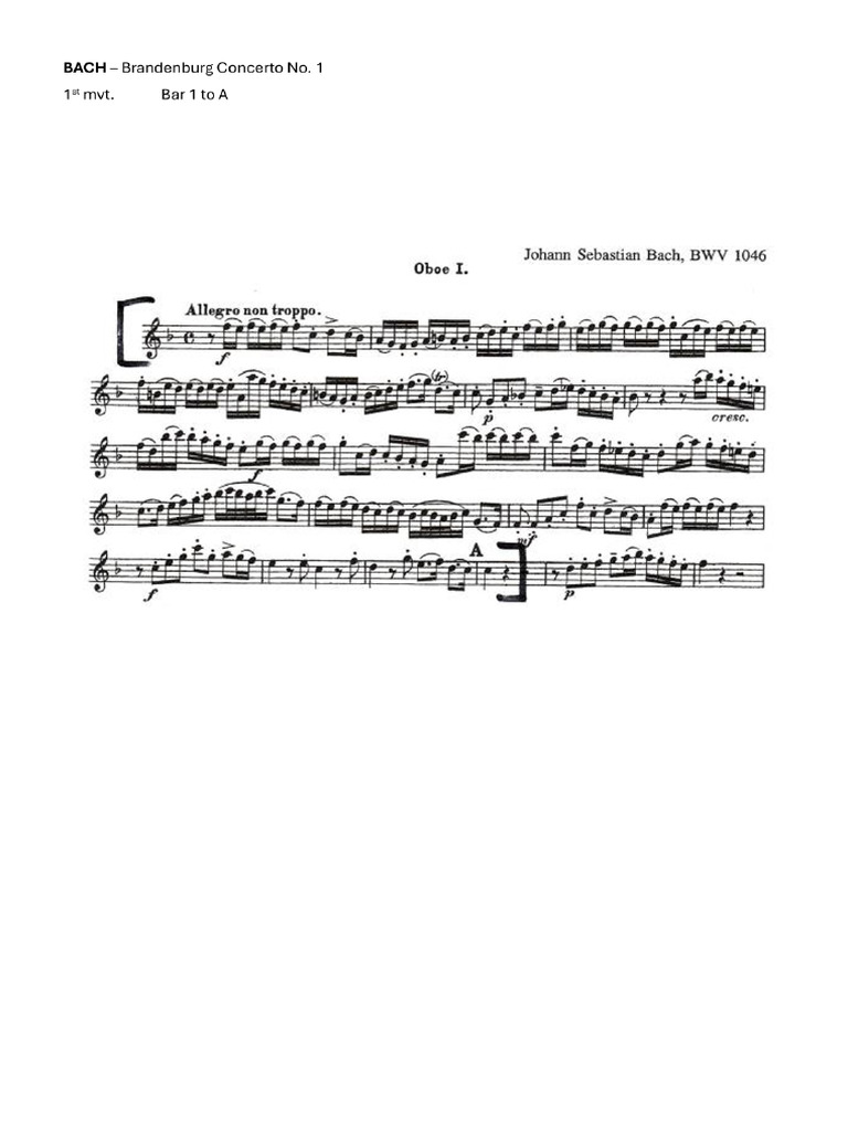 Oboe Orchestra Excerpts 1 | PDF