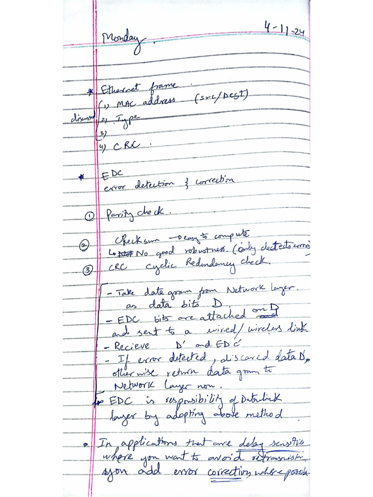 Computer Network Notes | PDF