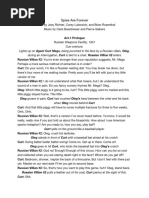 Carrie the Musical - Script | PDF