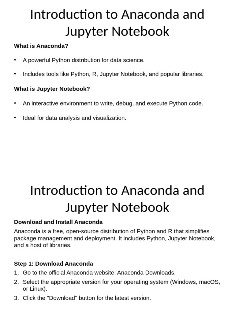 Anaconda Jupyter Guide | PDF | Command Line Interface | Python (Programming Language)