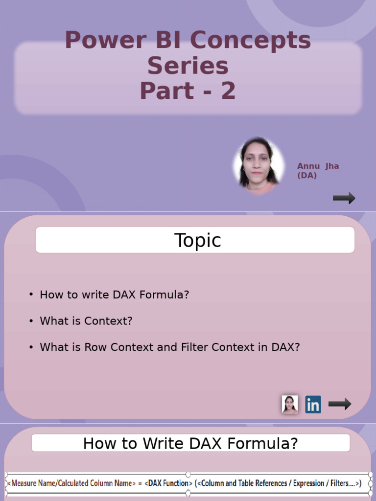 2 DAX Filter&Row Context | PDF | Function (Mathematics) | Parameter (Computer Programming)