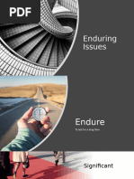 Enduring Issues List | PDF