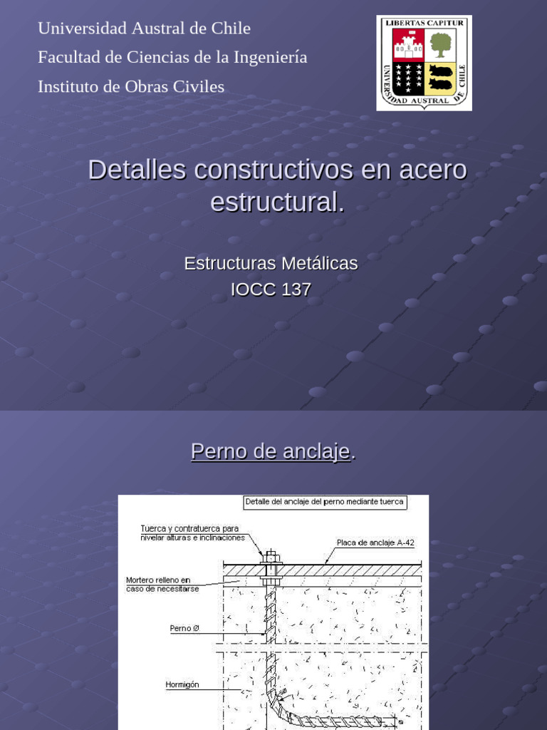 Detalles Constructivos en Acero Estructural | PDF