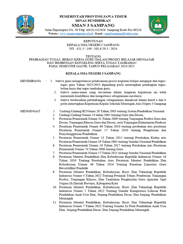 SK Ganjil 2024 2025 Full | PDF