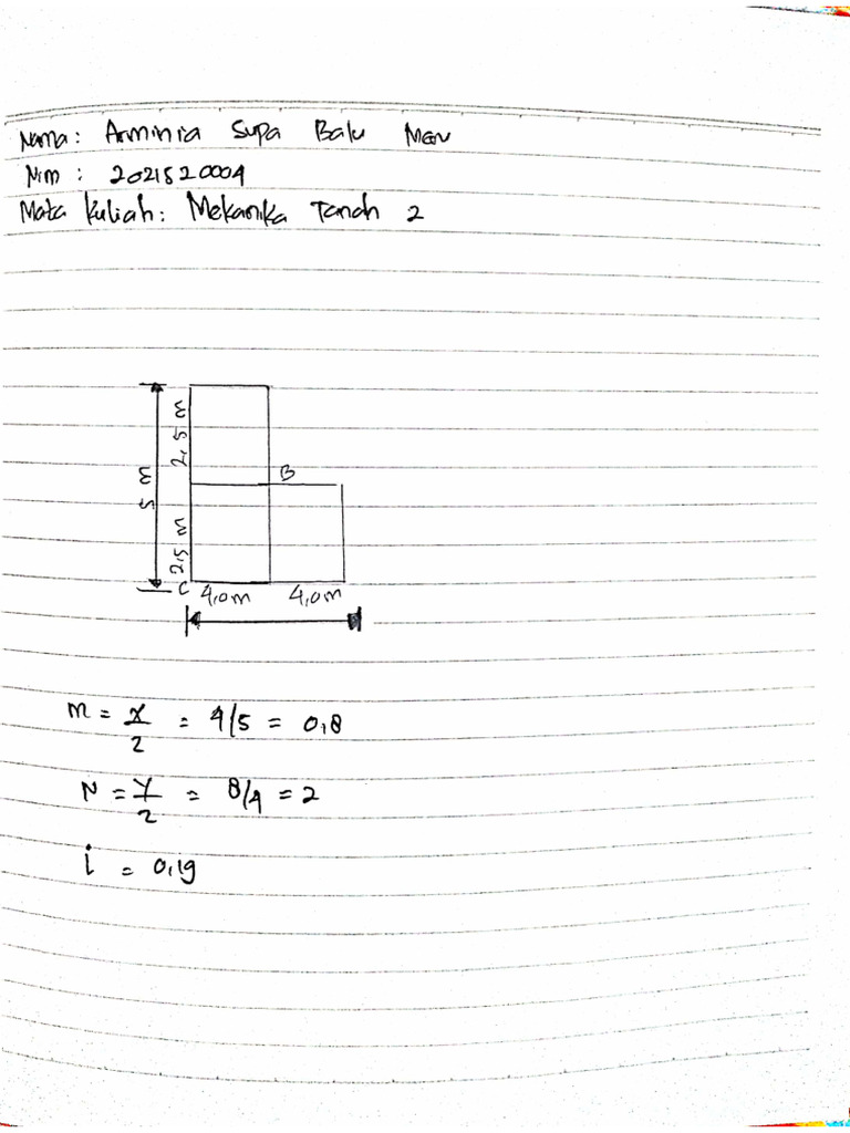 Arminia Supa Balu Meru, Mekanika Tanah 2 | PDF