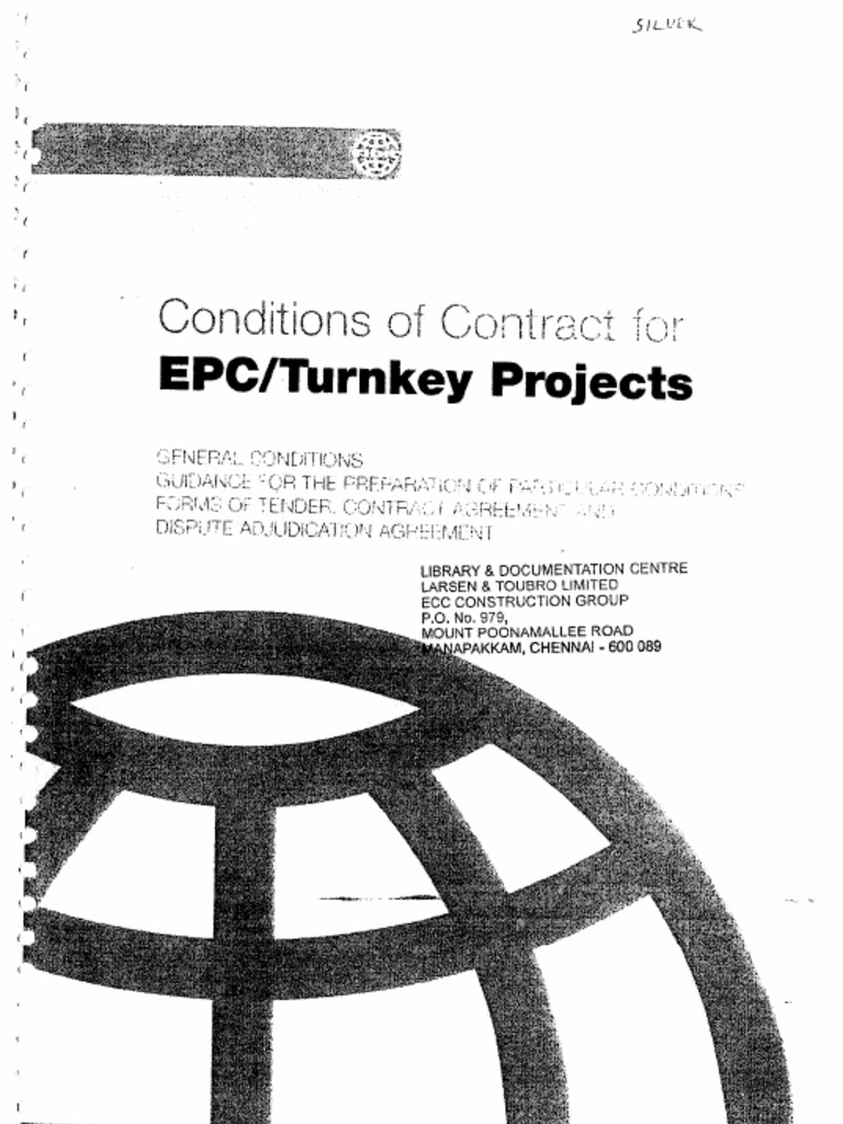 FIDIC Silver Book - Conditions of Contract For EPC Turnkey Projects 1999 | PDF