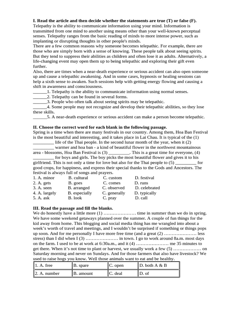 reading 1201 | PDF | Telepathy | Experience