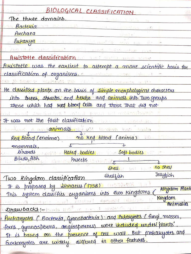Biological Classification | PDF