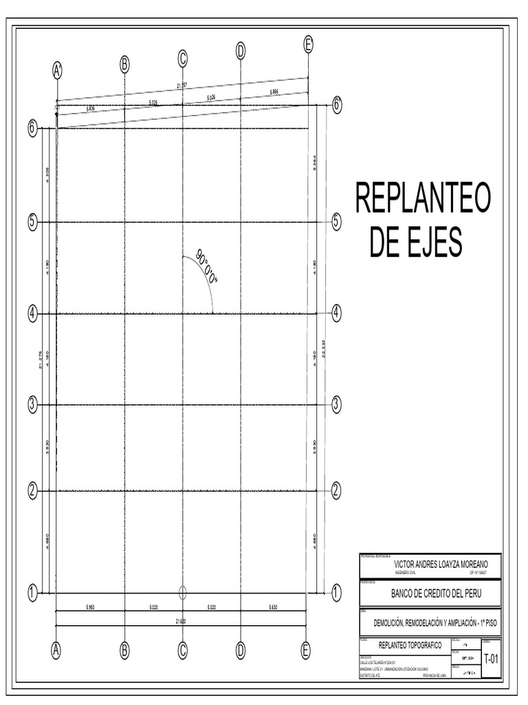 REPLANTEO TOPOGRAFICO | PDF