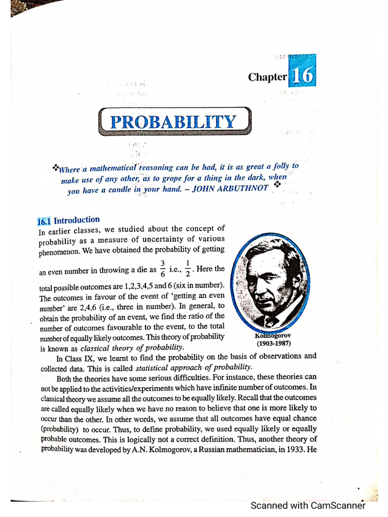 Probability -( Module-5) | PDF
