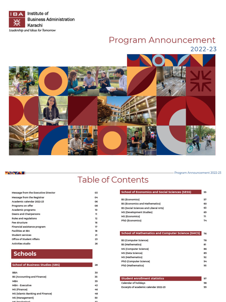 Pa 2022 23 | PDF | Academic Term | Academic Degree