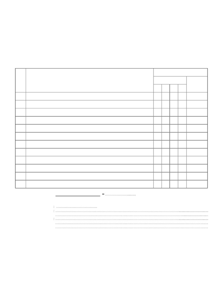 Form PKG Mapel | PDF