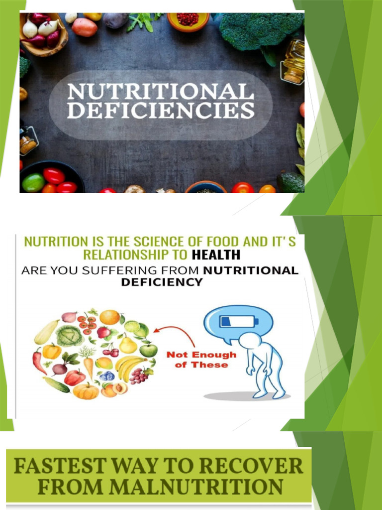 Nutrition Deficiency | PDF
