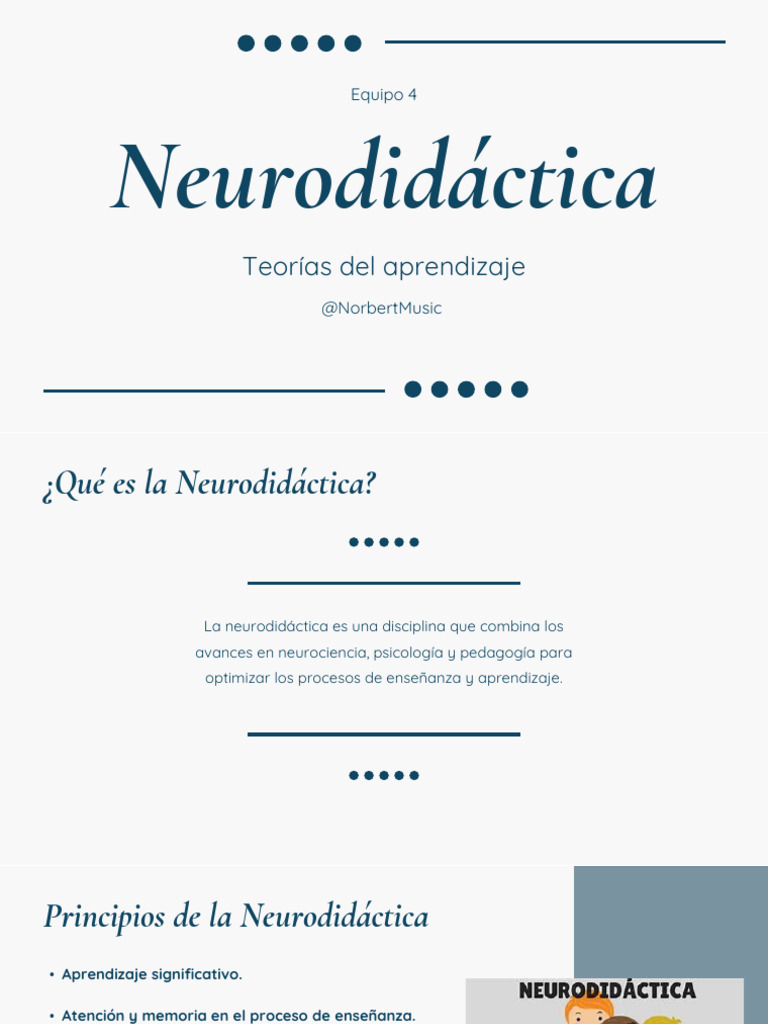 Neurodidactica - Andres Leal Norberto | PDF