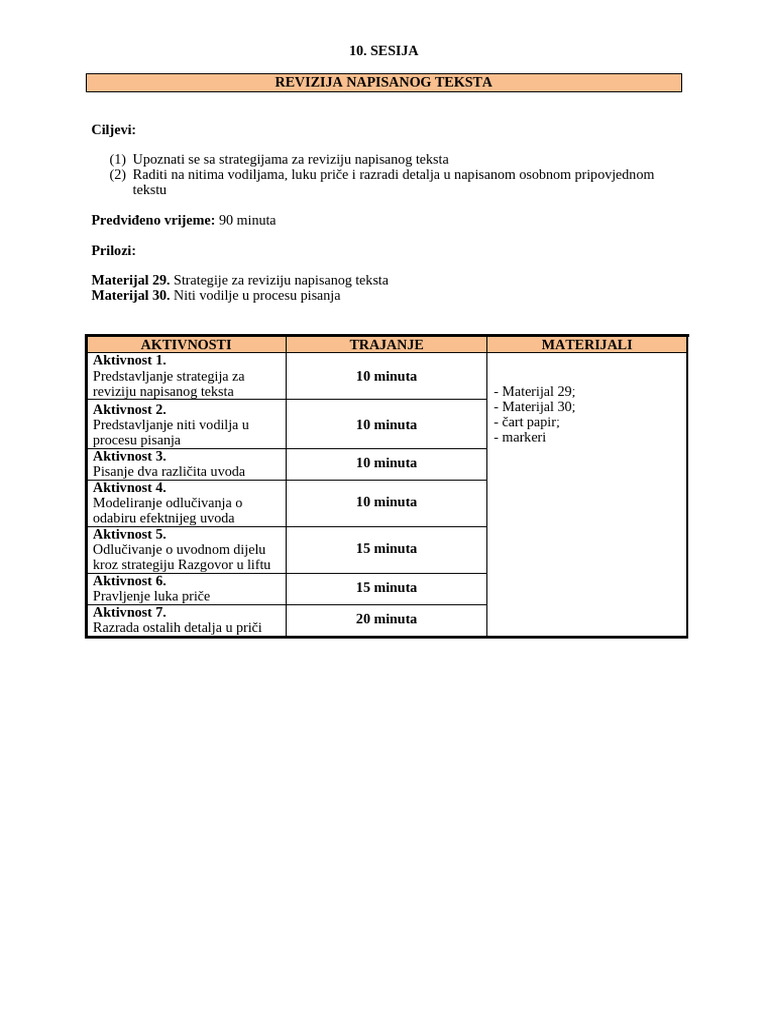 Deseta Sesija | PDF