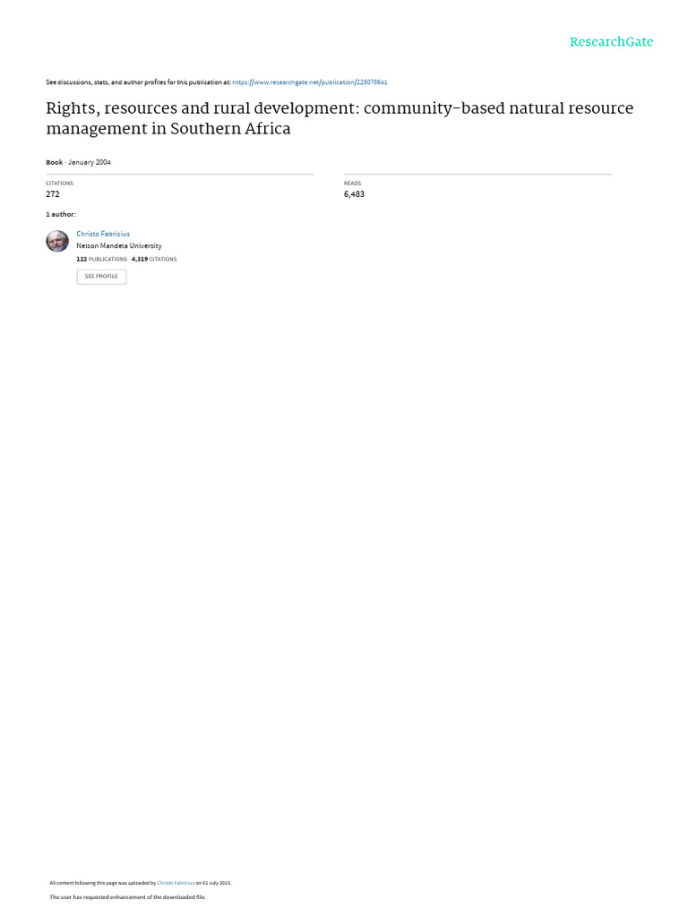 Spiritual Ecology in Southern Africa Mediums Spirits | PDF | Natural ...