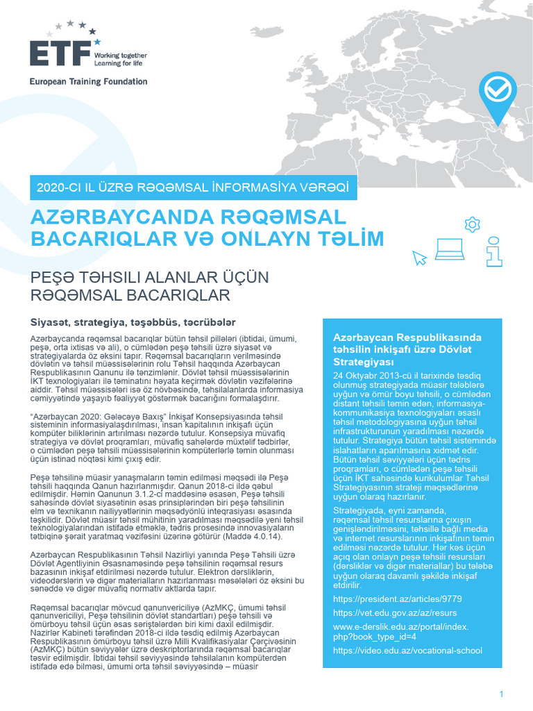 Digital Factsheet Azerbaijan Az | PDF