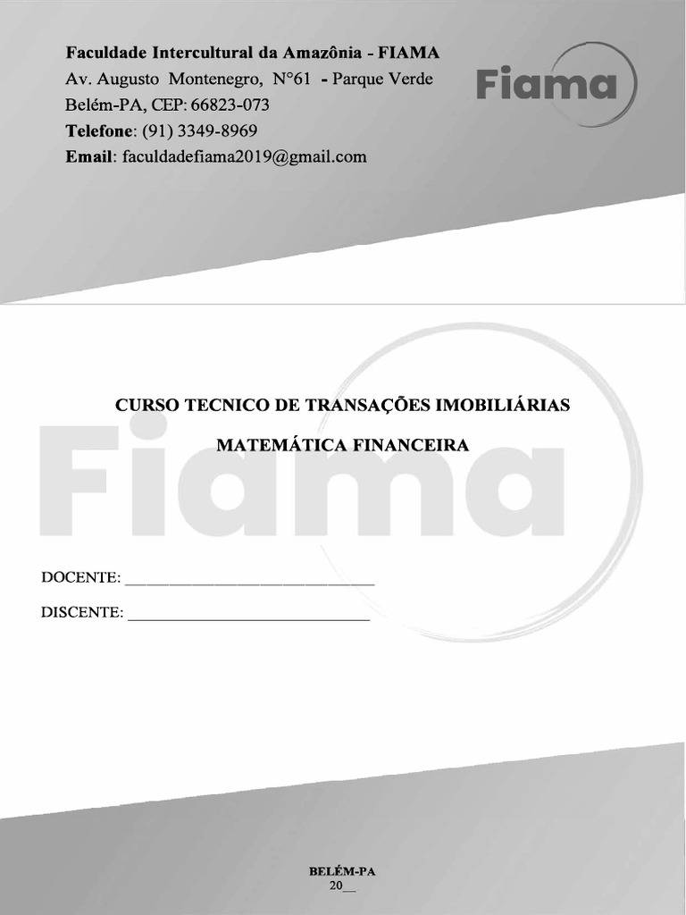 Matemática Financeira Final | PDF